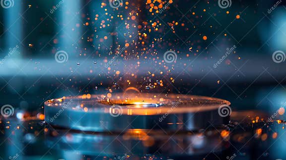 Science Demo with Metallic Objects Floating Above Superconductor ...