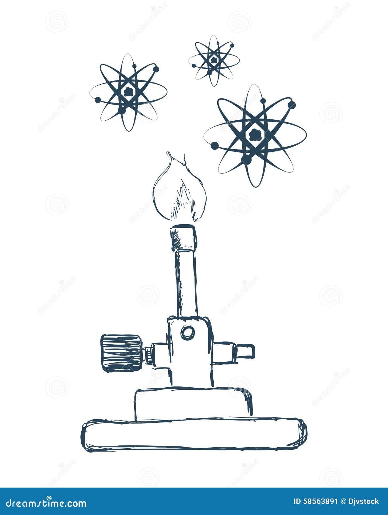 Science design stock vector. Illustration of research - 58563891