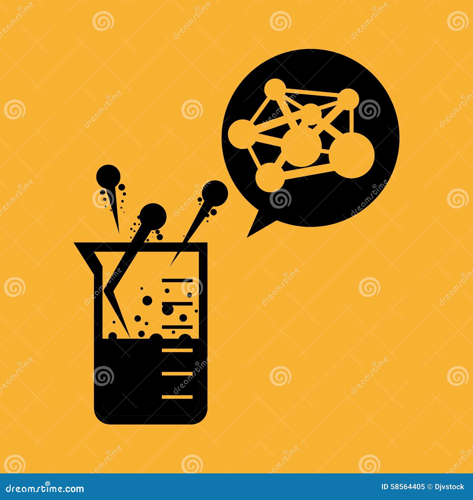 Science design stock vector. Illustration of analysis - 58564405