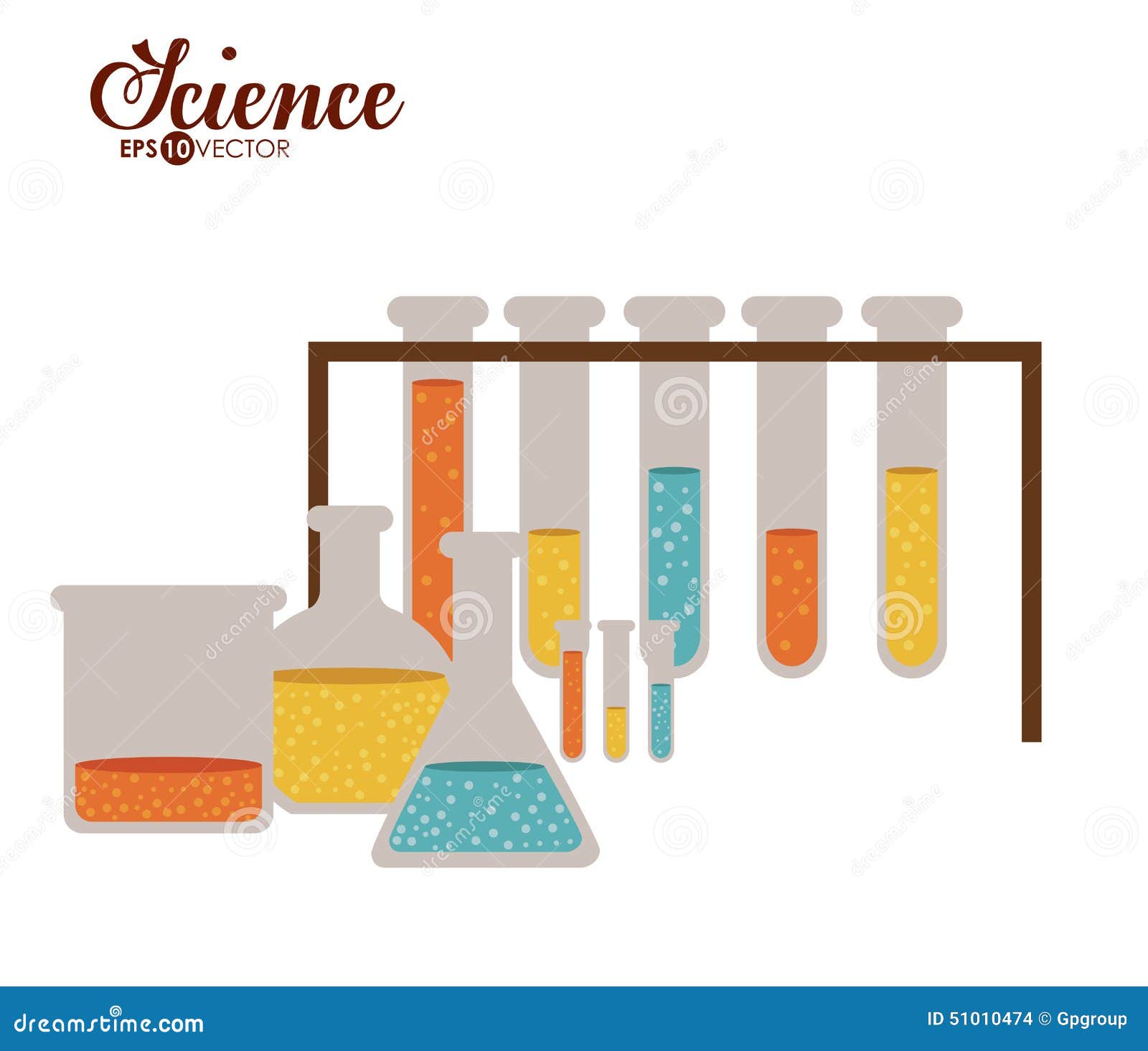 Science Design, Illustration. Stock Illustration - Illustration of ...