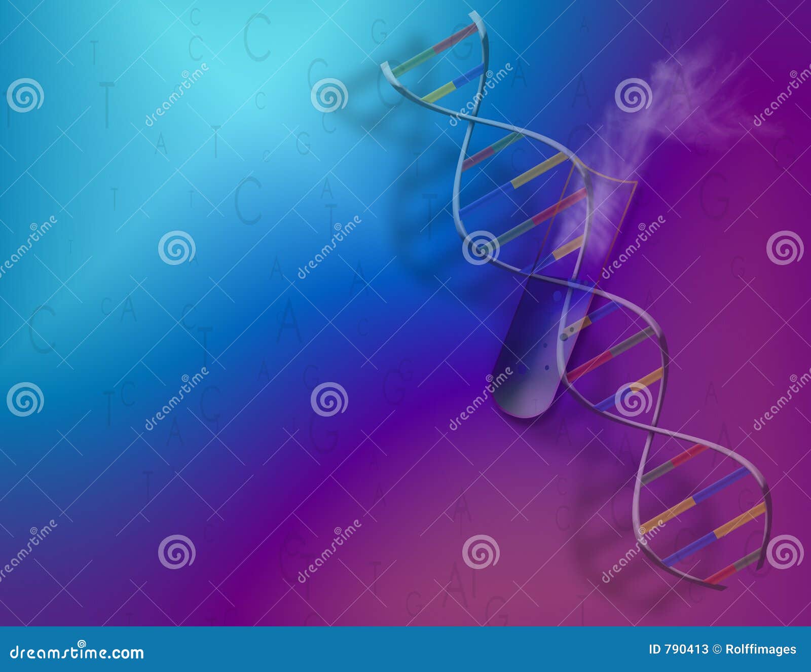 Science of DNA stock image. Image of biology, futuristic - 790413