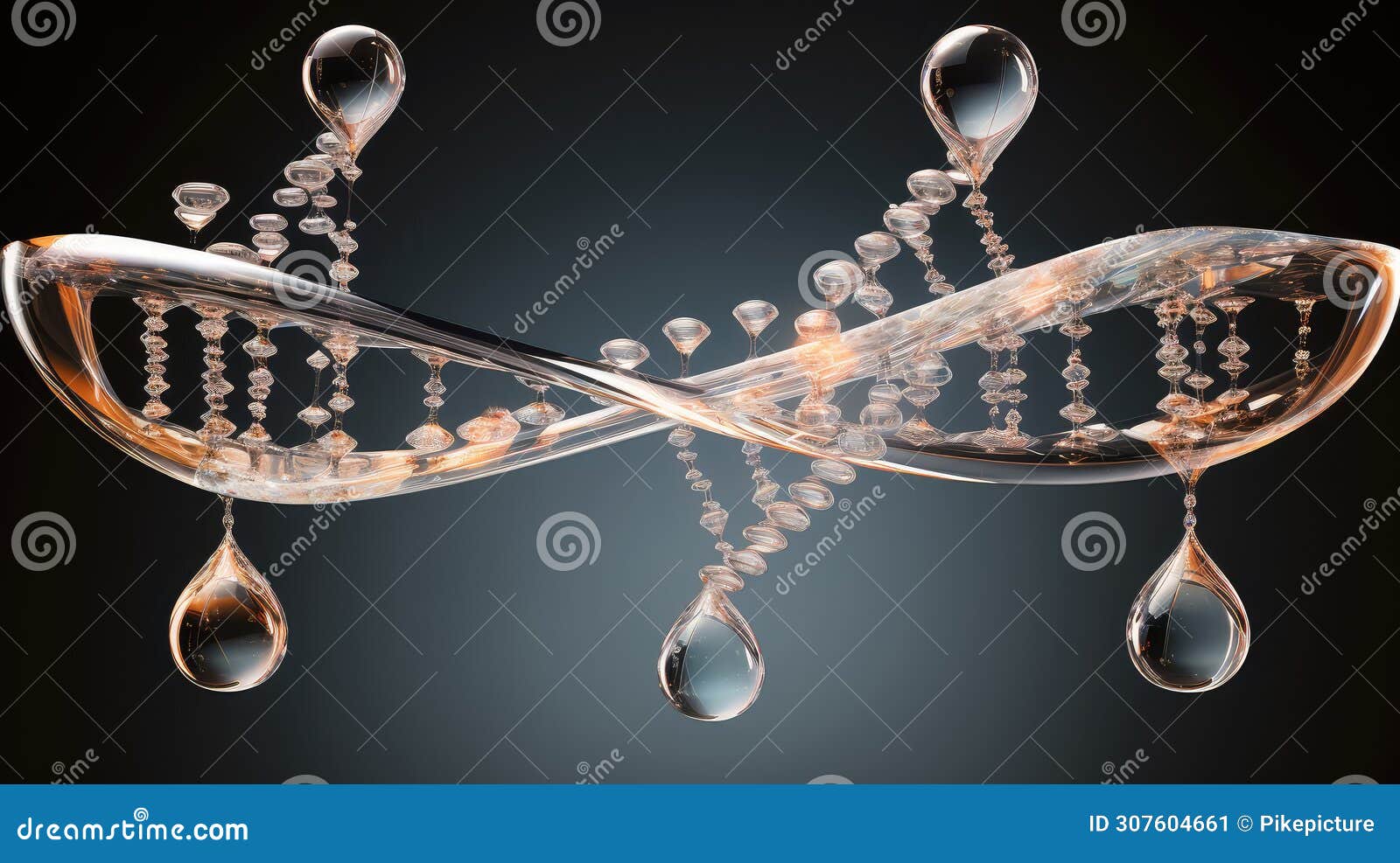 Science dna drop stock illustration. Illustration of genome - 307604661