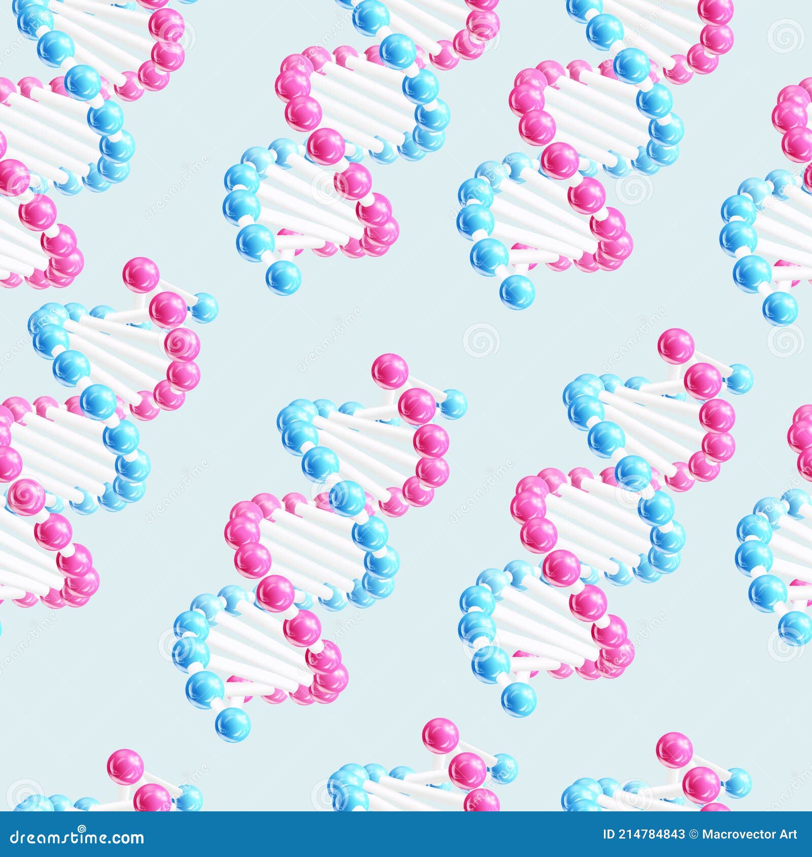 Science Dna Pattern stock vector. Illustration of nucleus - 214784843