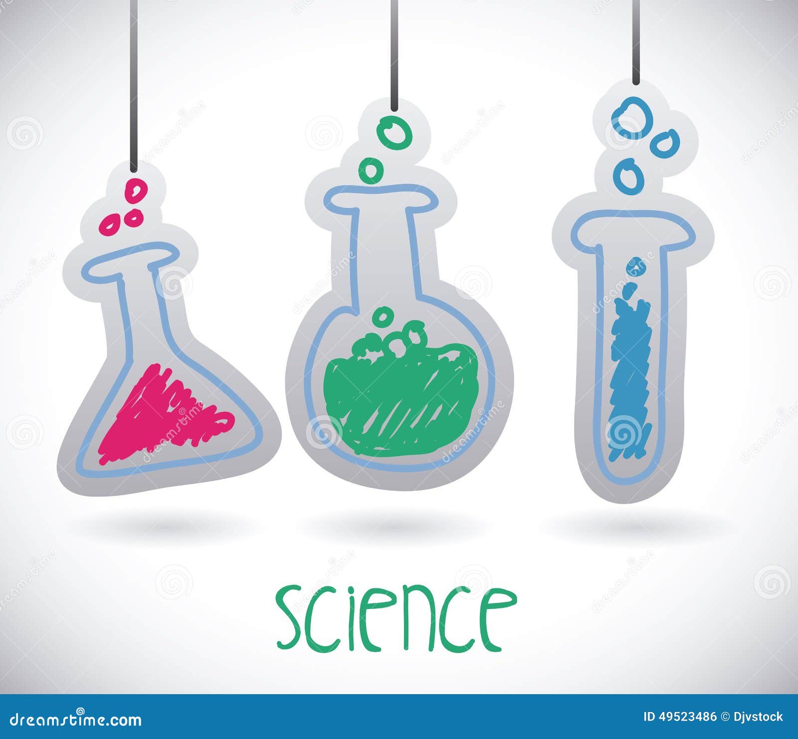 Science drawn stock vector. Illustration of icon, tube - 49523486