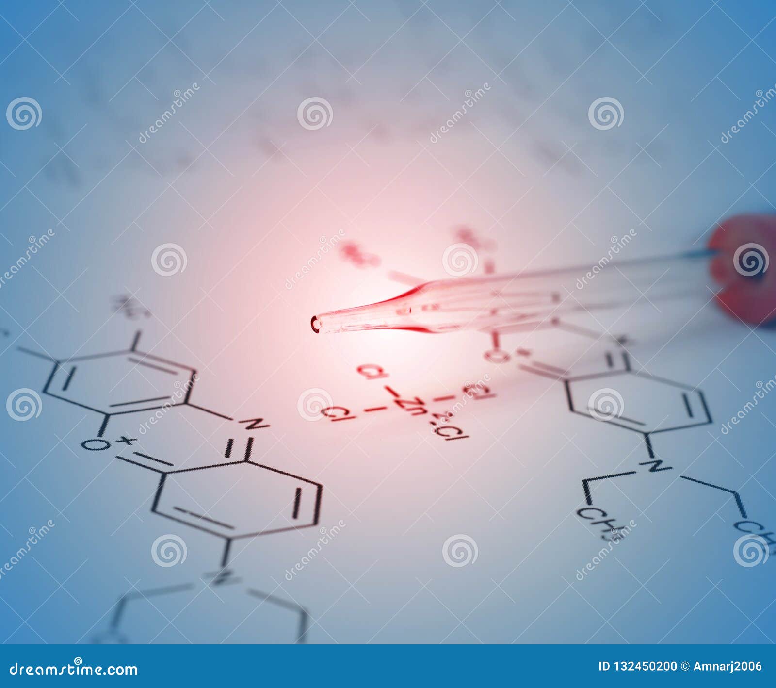 Science Dropper or Laboratory Pipette on Science Research Conception ...