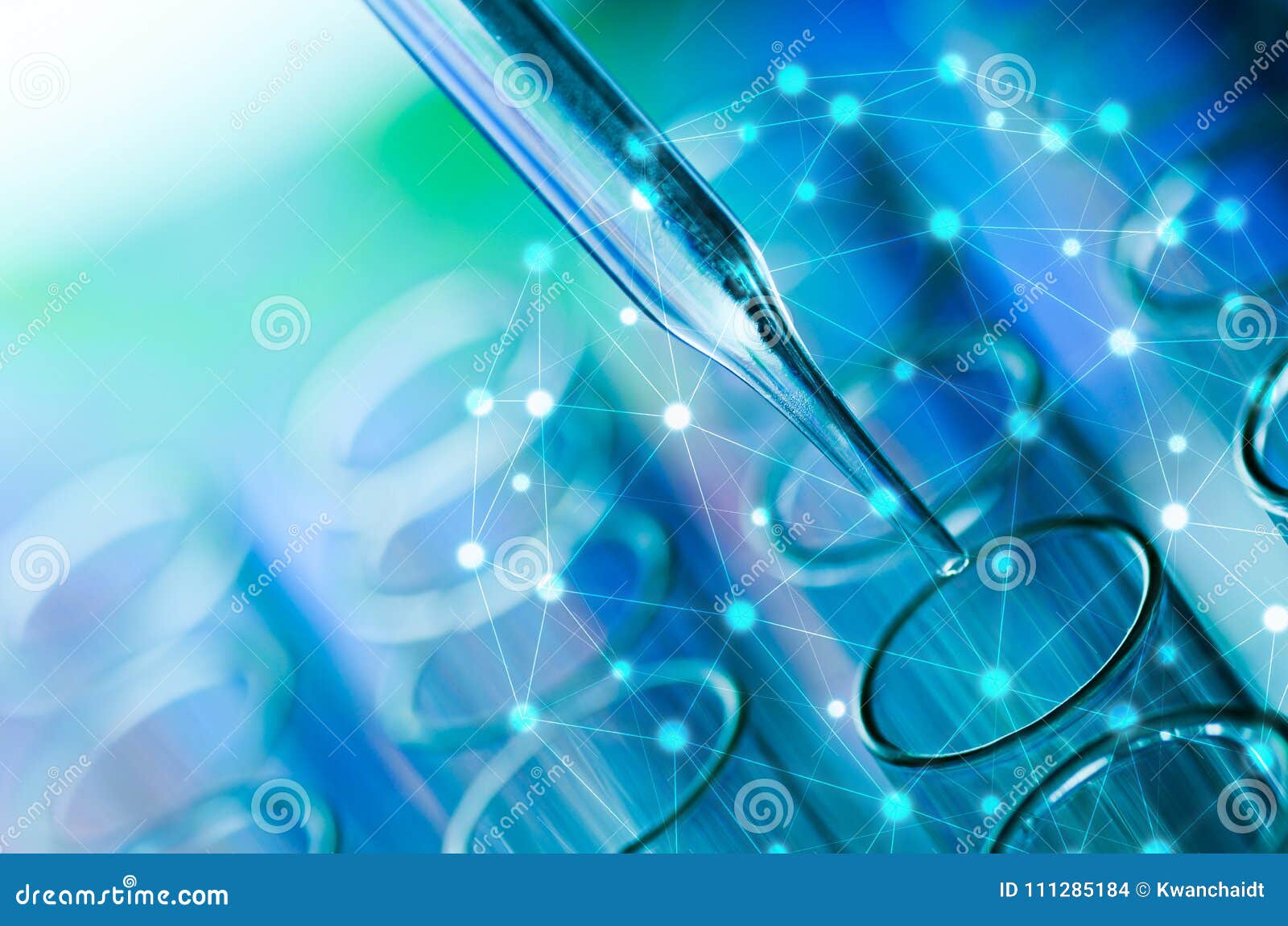 Science Dropper and Laboratory Test Tubes Stock Photo - Image of ...