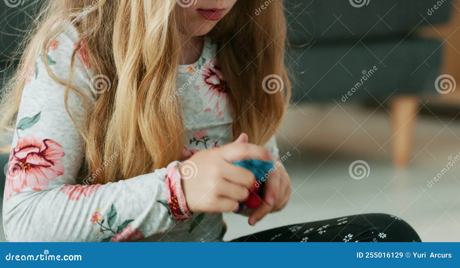 Science, Education and Child Learning Development of a Girl Playing ...