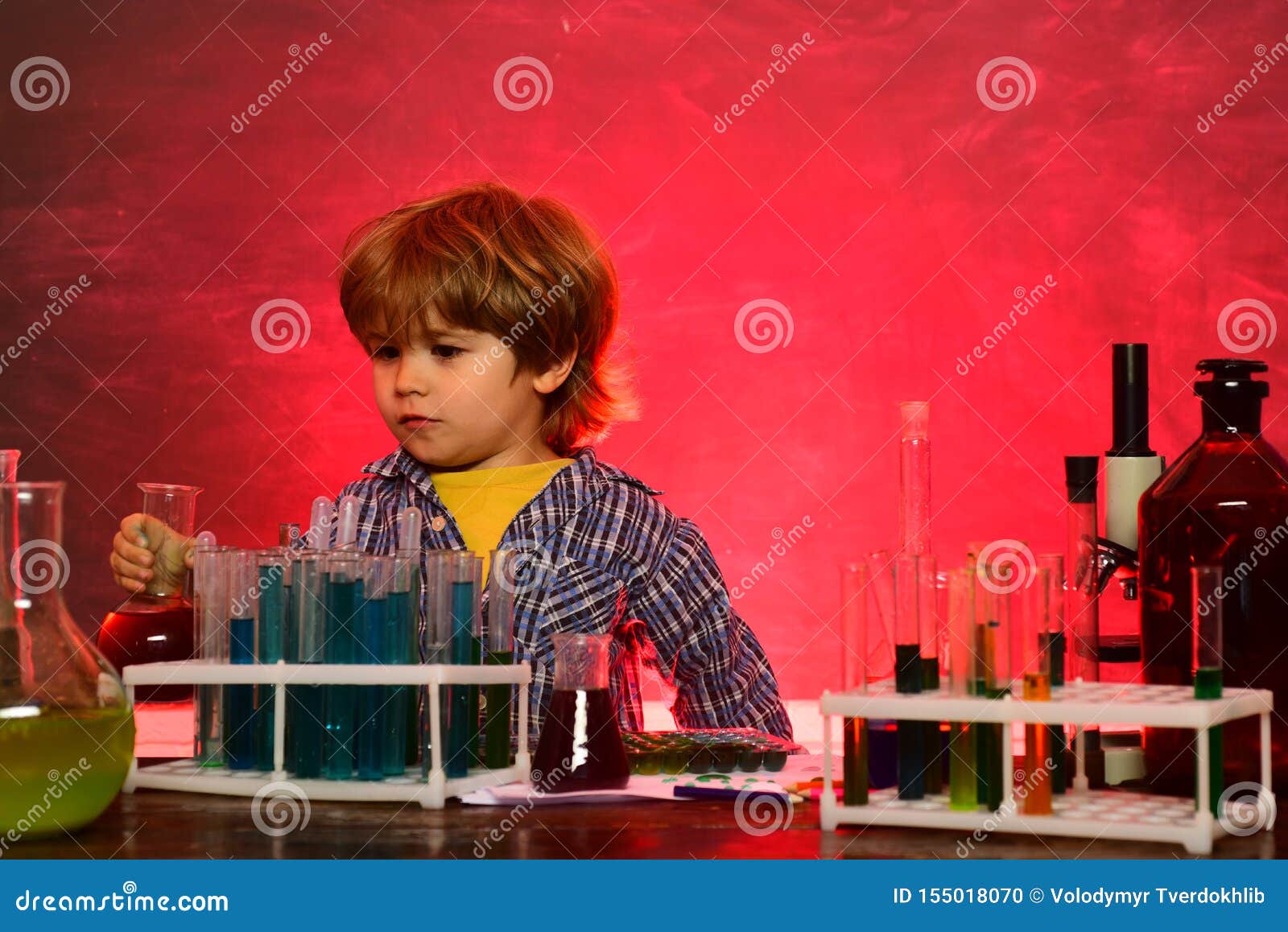 Science and Education Concept. First School Day. Elementary School ...
