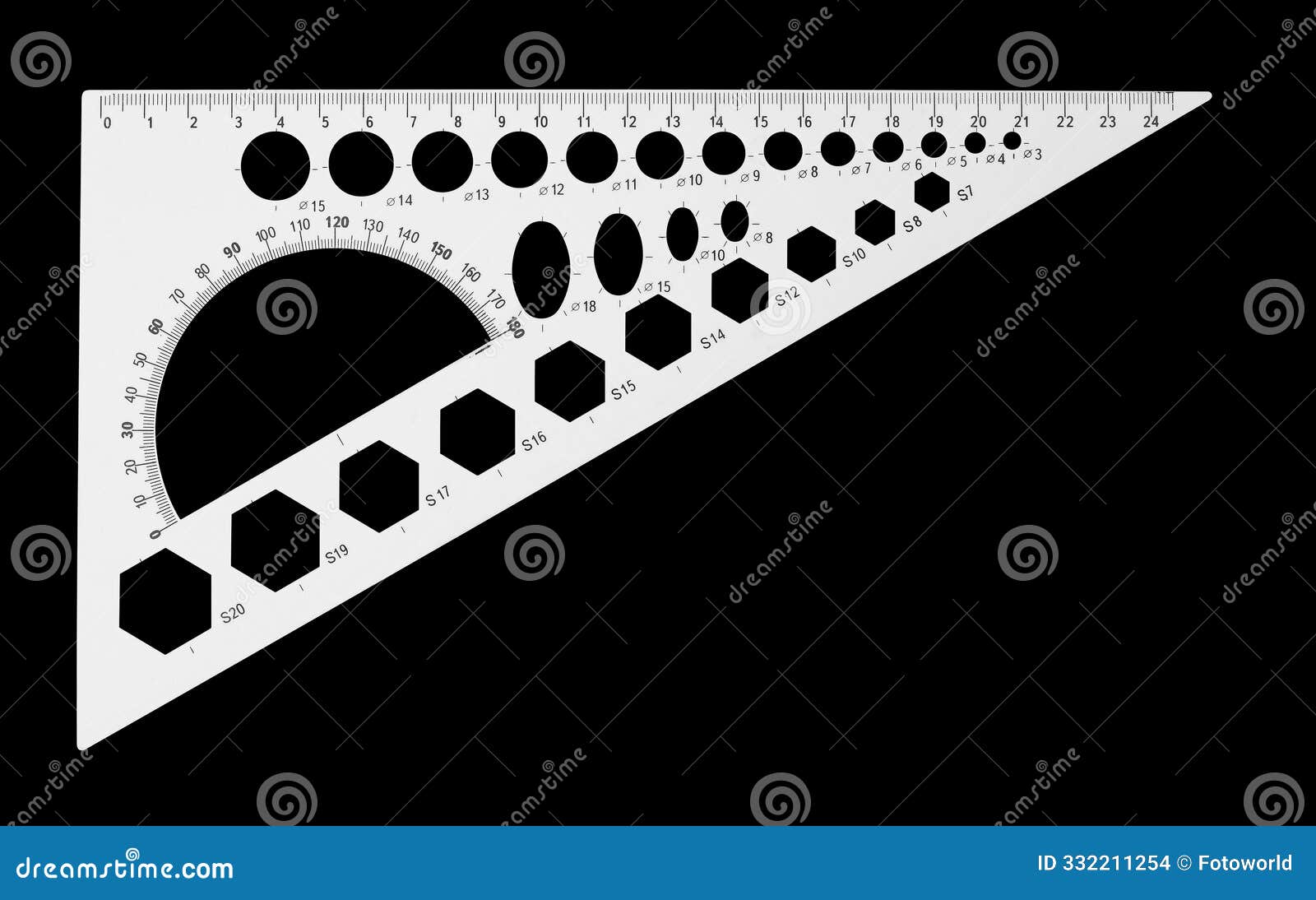 Science and Education - Multi-functional Triangular Ruler-stencil Ruler ...