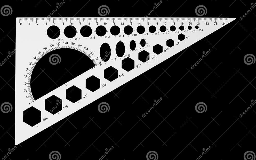 Science and Education - Multi-functional Triangular Ruler-stencil Ruler ...