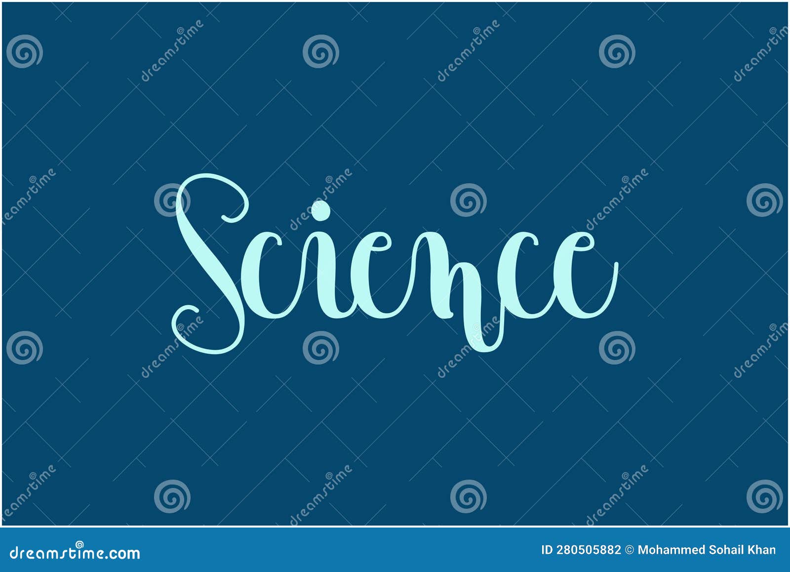 Science Elegant Typography Lettering Text Vector Design Quote Stock ...