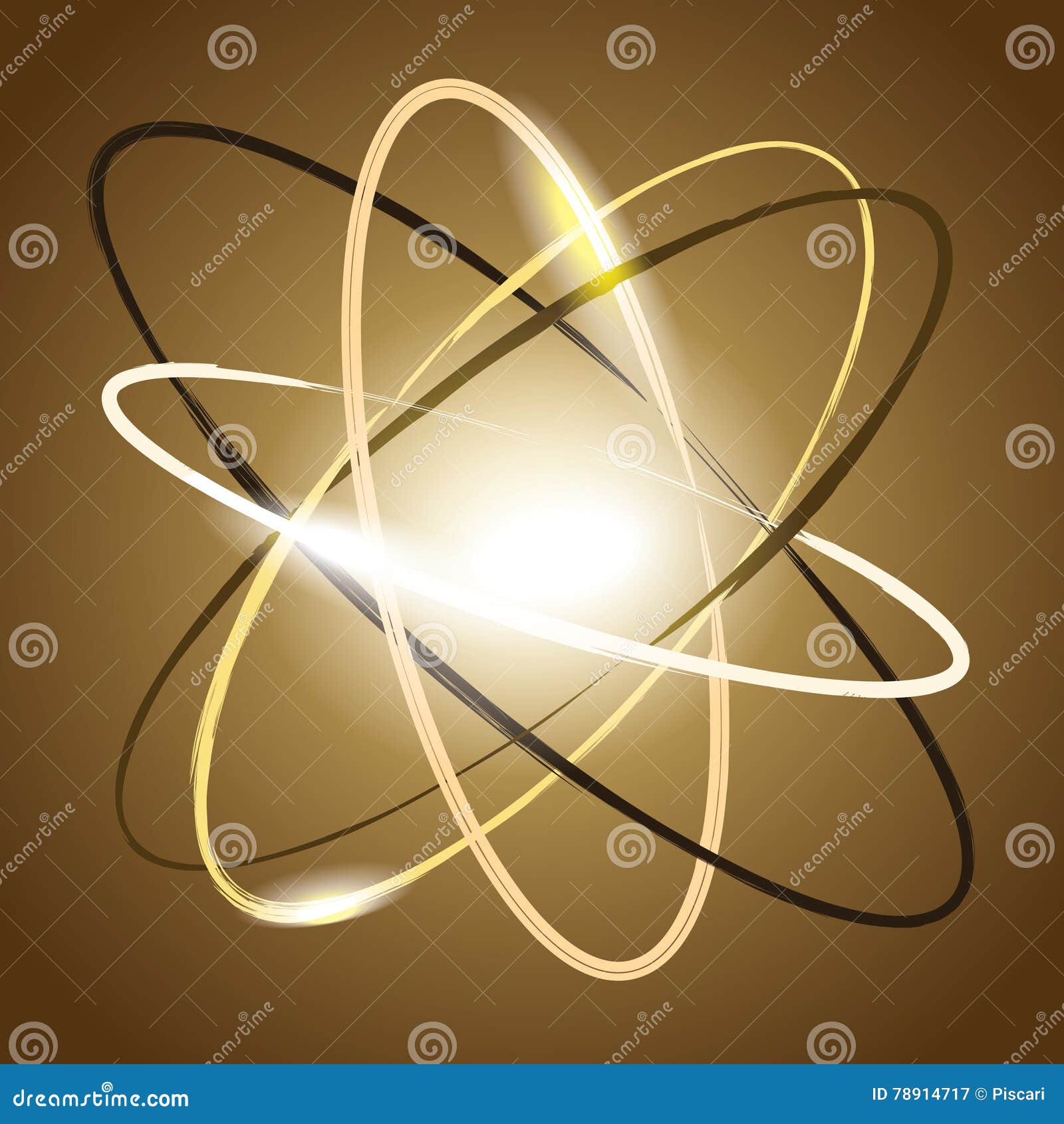 Science emblem stock vector. Illustration of orbiting - 78914717
