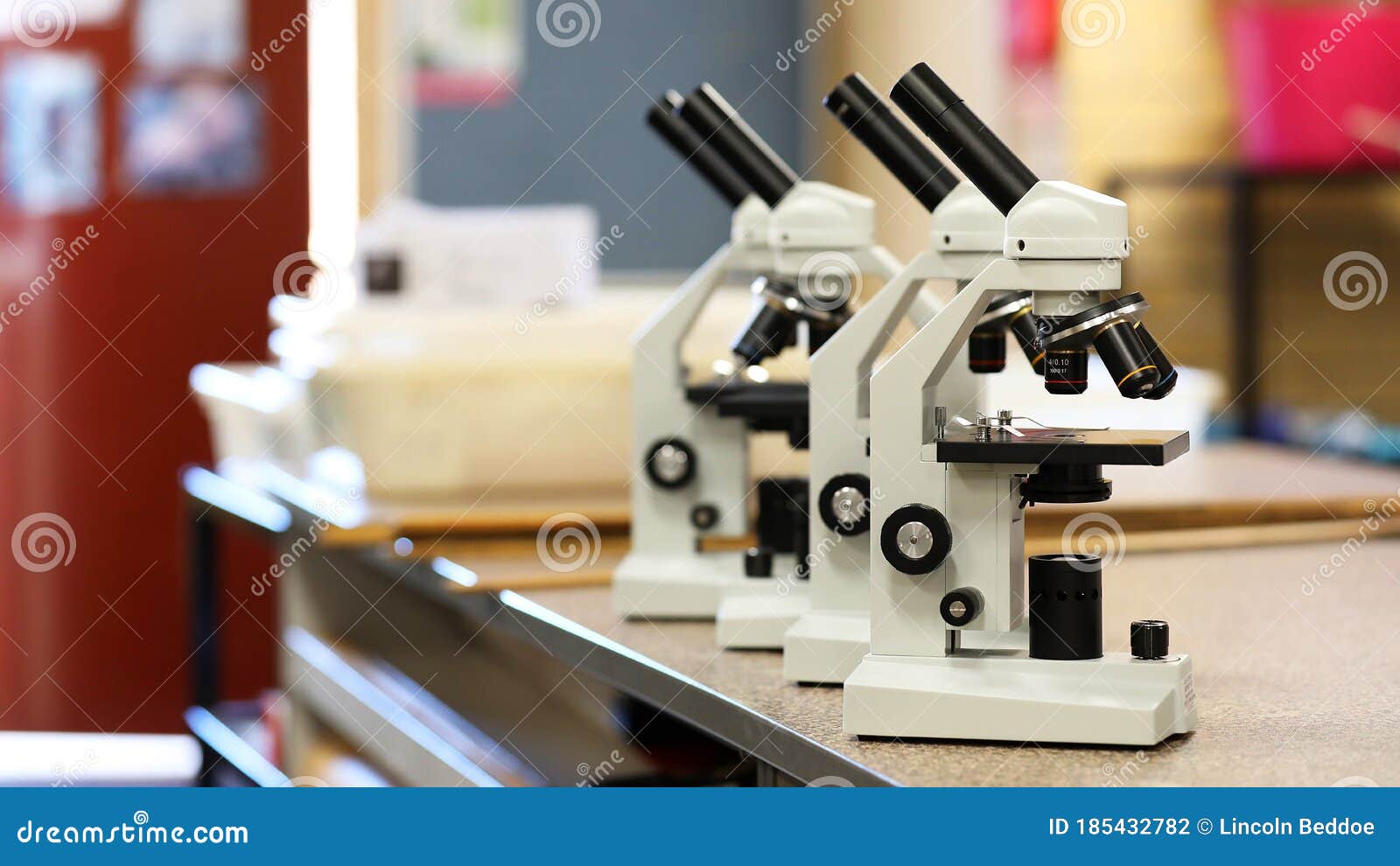 Scientific Equipment and Tools - Microscope Magnifying Stock Photo ...