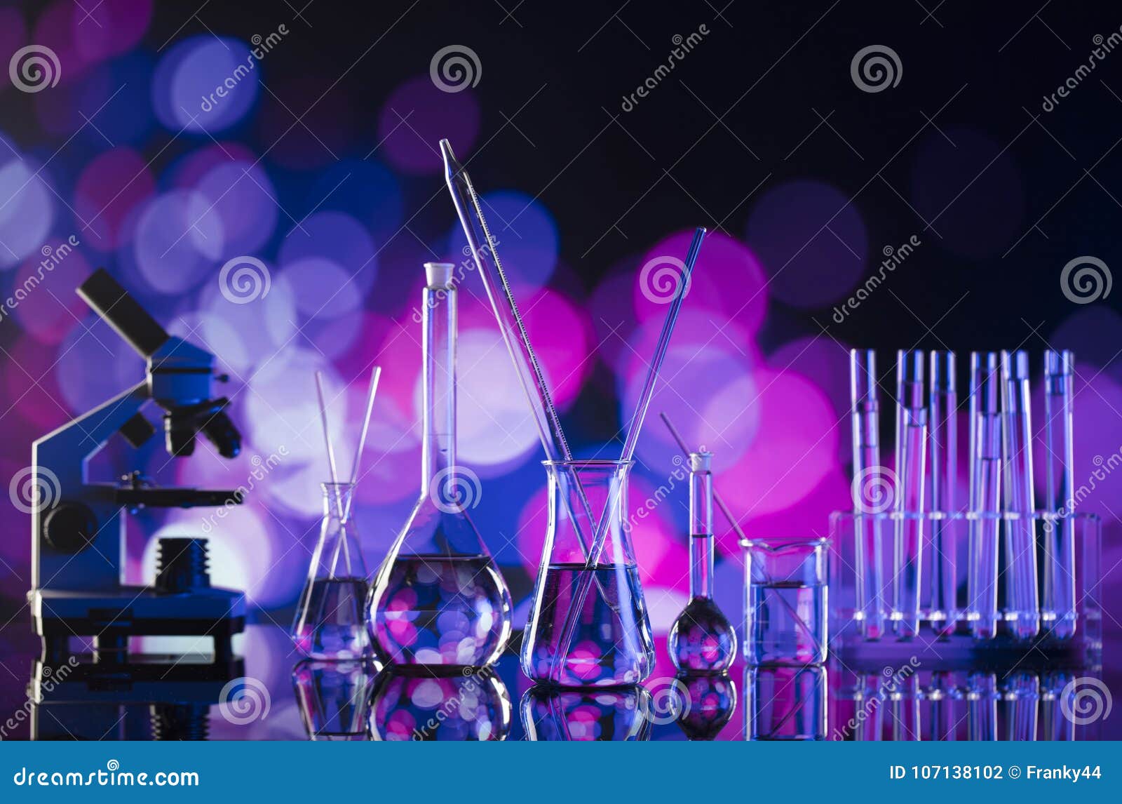 Science Experiment Concept Background - Laboratory. Stock Photo - Image ...