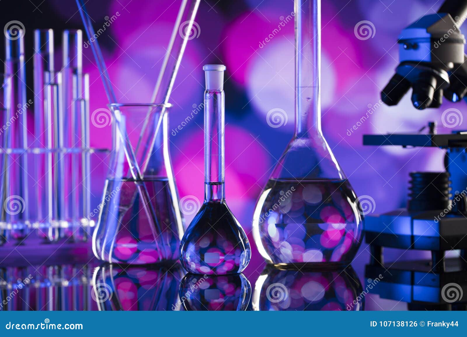 Science Experiment Concept Background - Laboratory. Stock Photo - Image ...