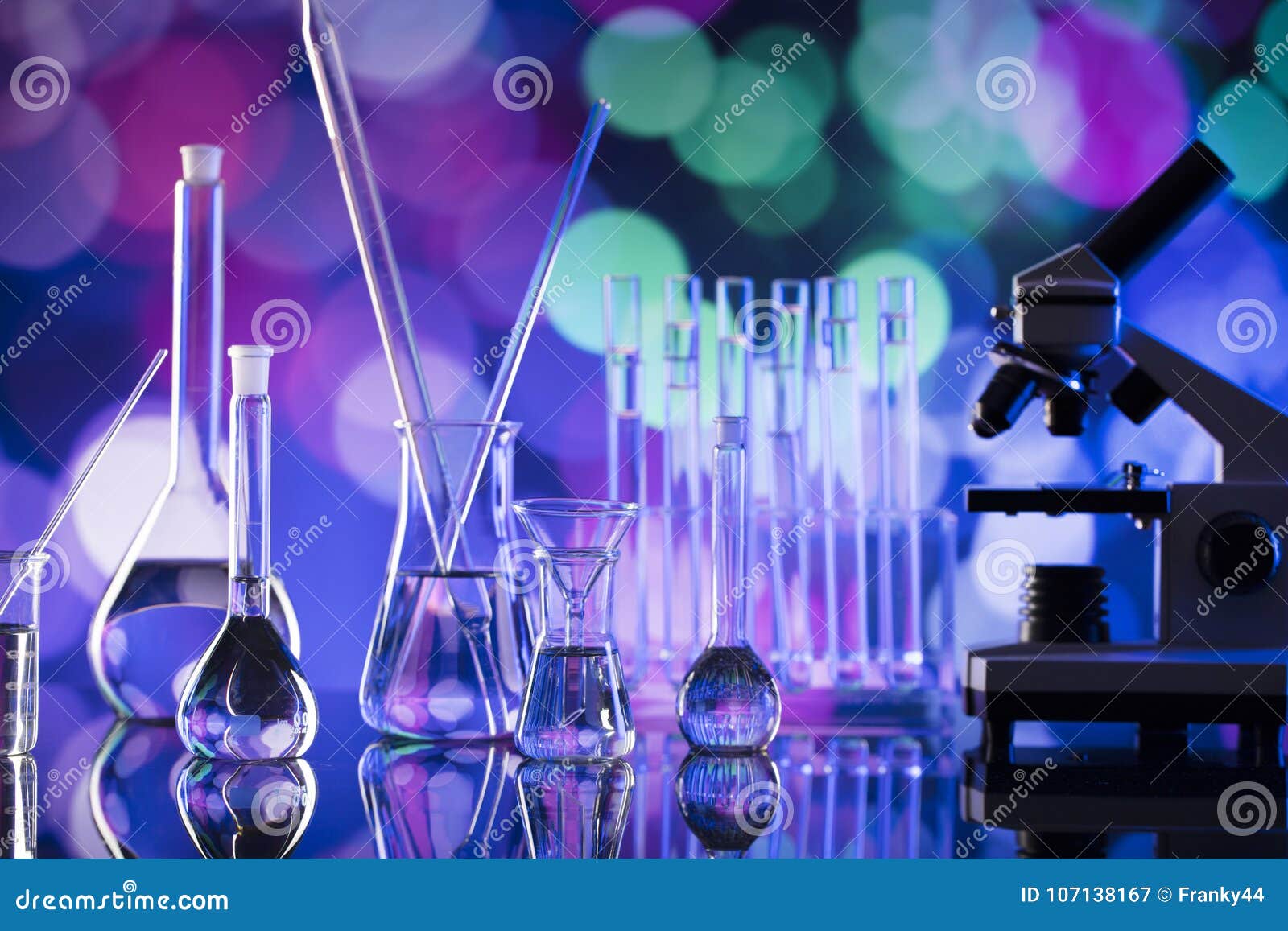 Science Experiment Concept Background - Laboratory. Stock Image - Image ...
