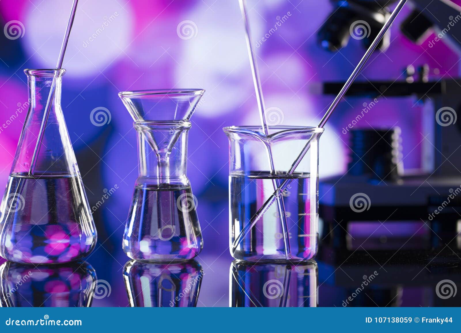 Science Experiment Concept Background - Laboratory. Stock Image - Image ...