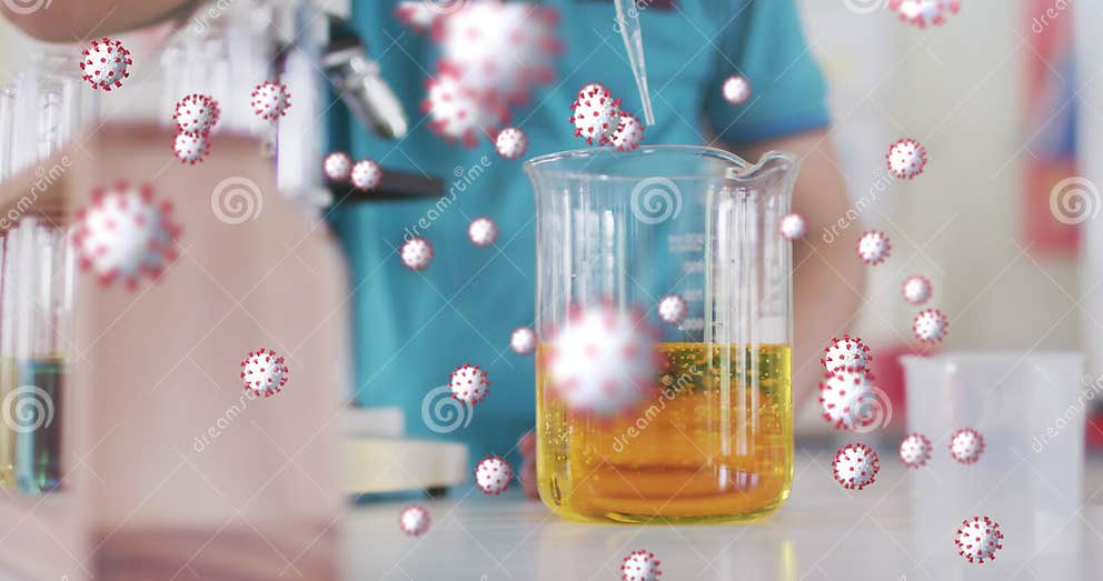 A Science Experiment in Progress at School Stock Image - Image of ...
