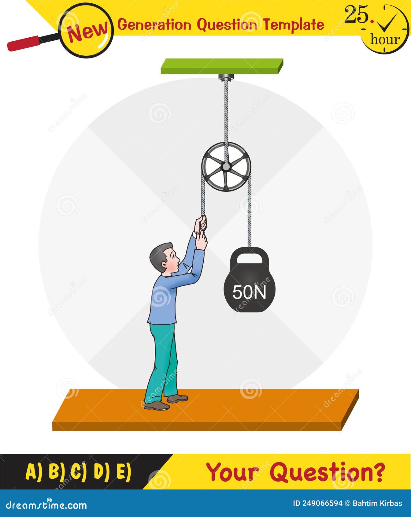 Science Experiments on Force and Motion with Pulley, Simple Machines ...