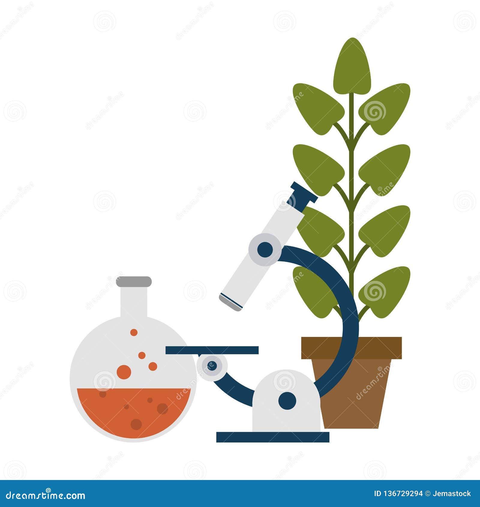 Science Experiments and Investigation Stock Vector - Illustration of ...