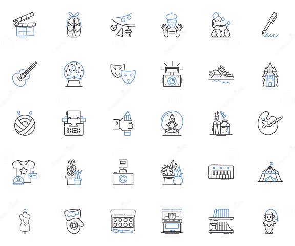 Science Experiments Line Icons Collection Hypothesis Variables