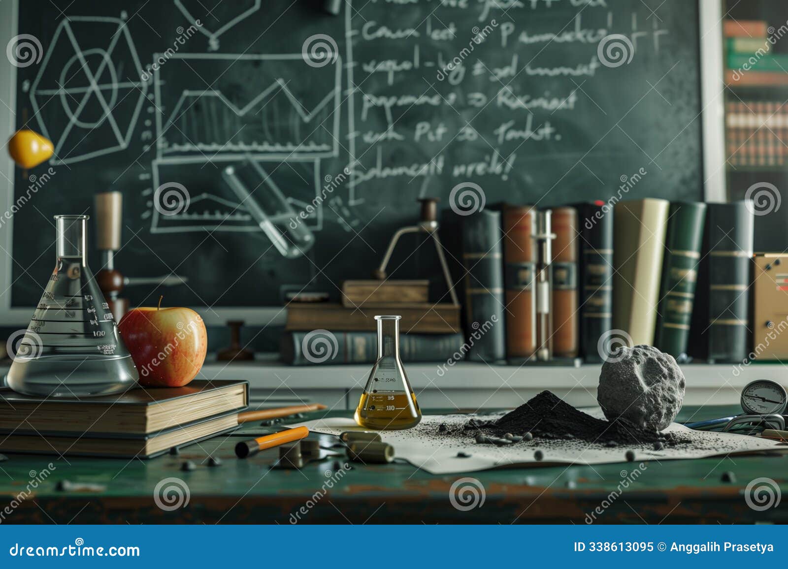 Science Experiments for School Stock Illustration - Illustration of ...