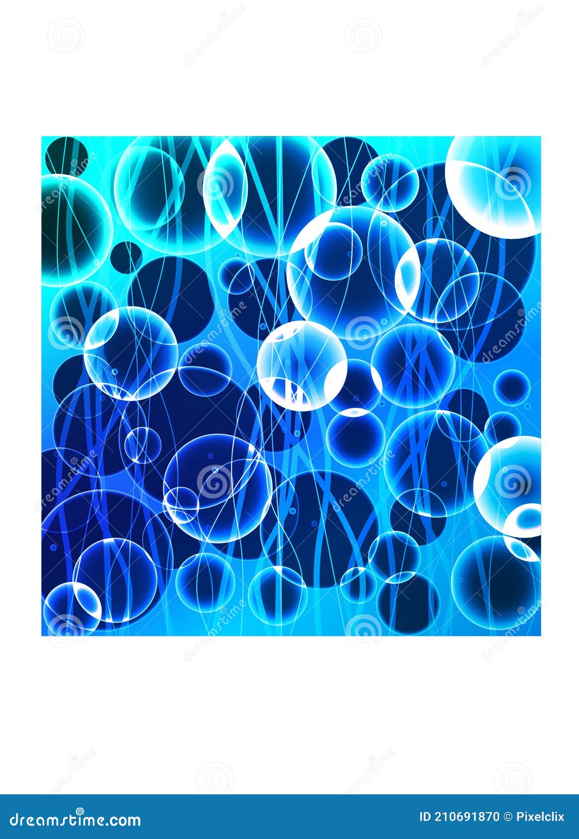 Science Fiction Formation Under Microscope. Stock Illustration ...
