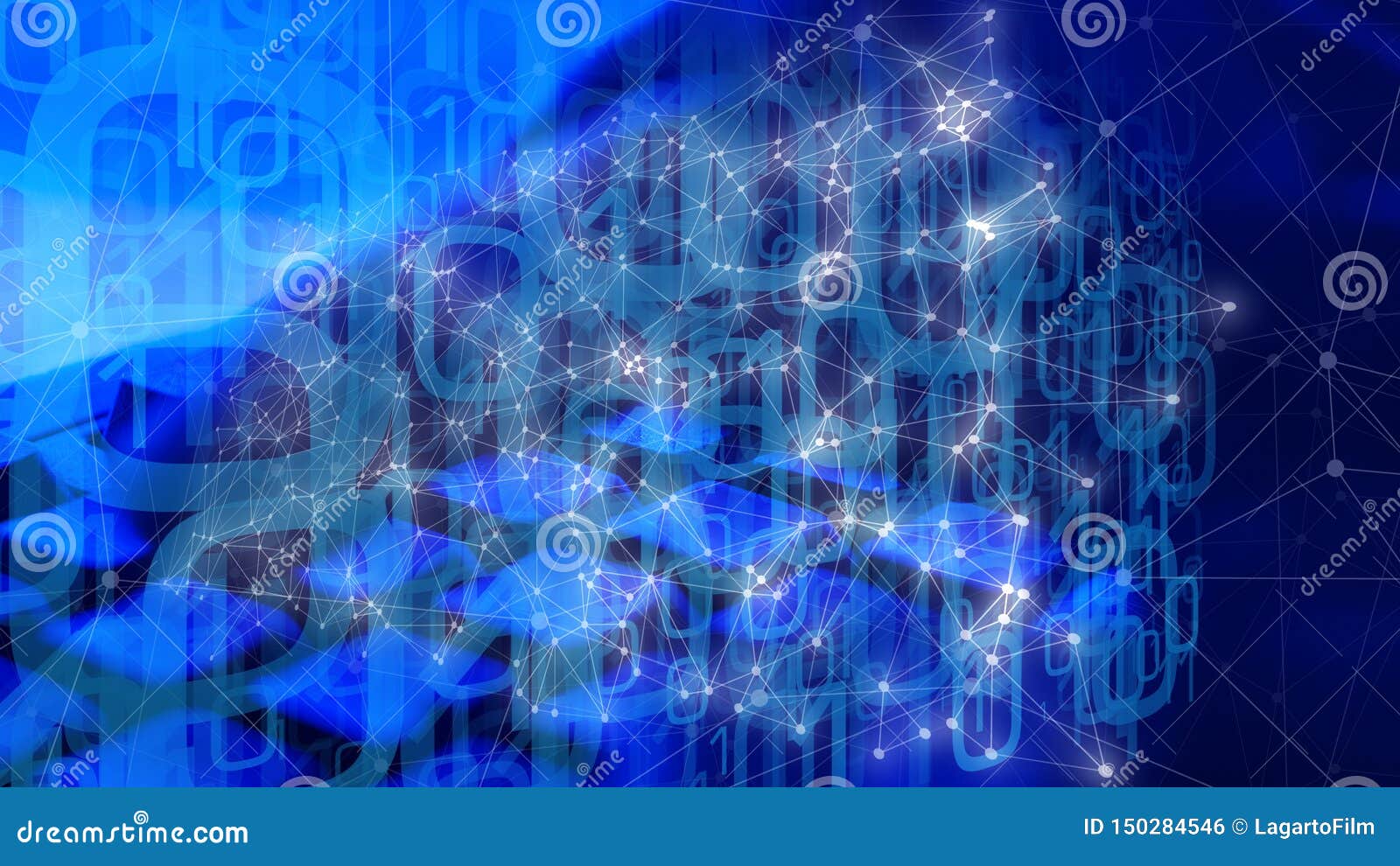 Science Fiction Artificial Intelligence Cyberattack Stock Photo - Image ...