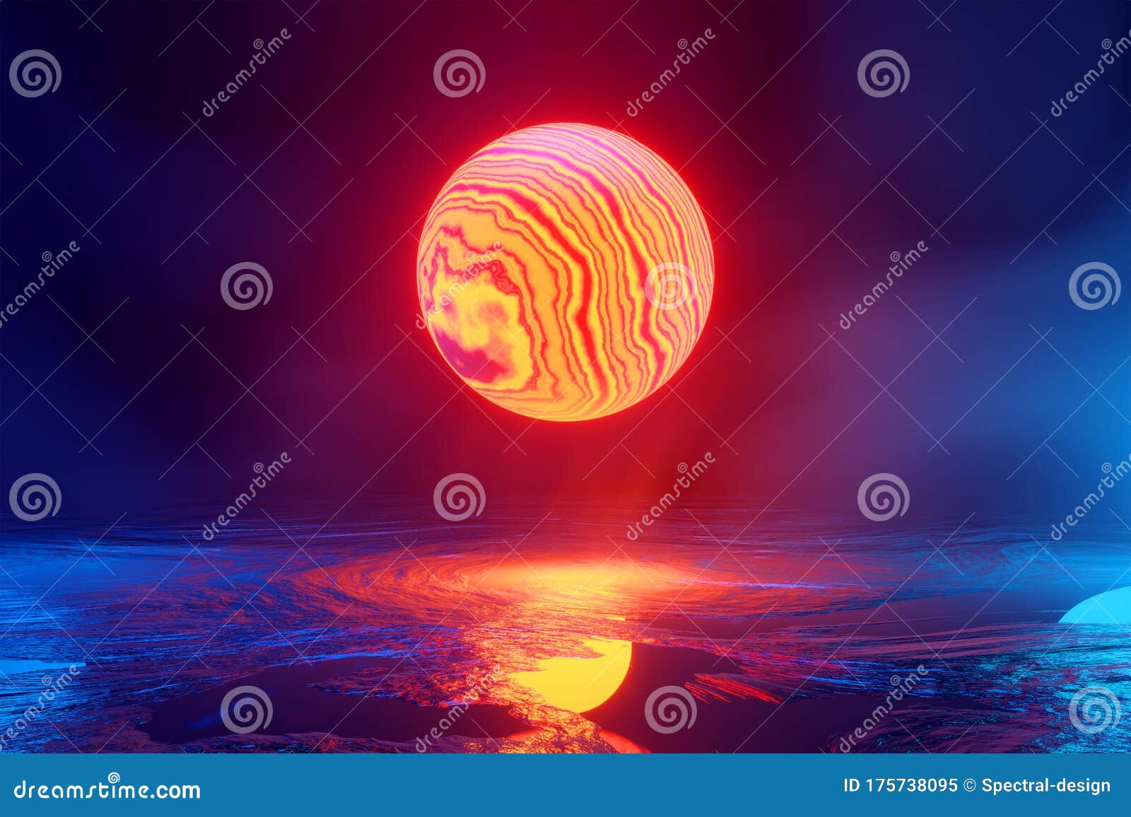Science Fiction Energy Core Stock Illustration - Illustration of ...