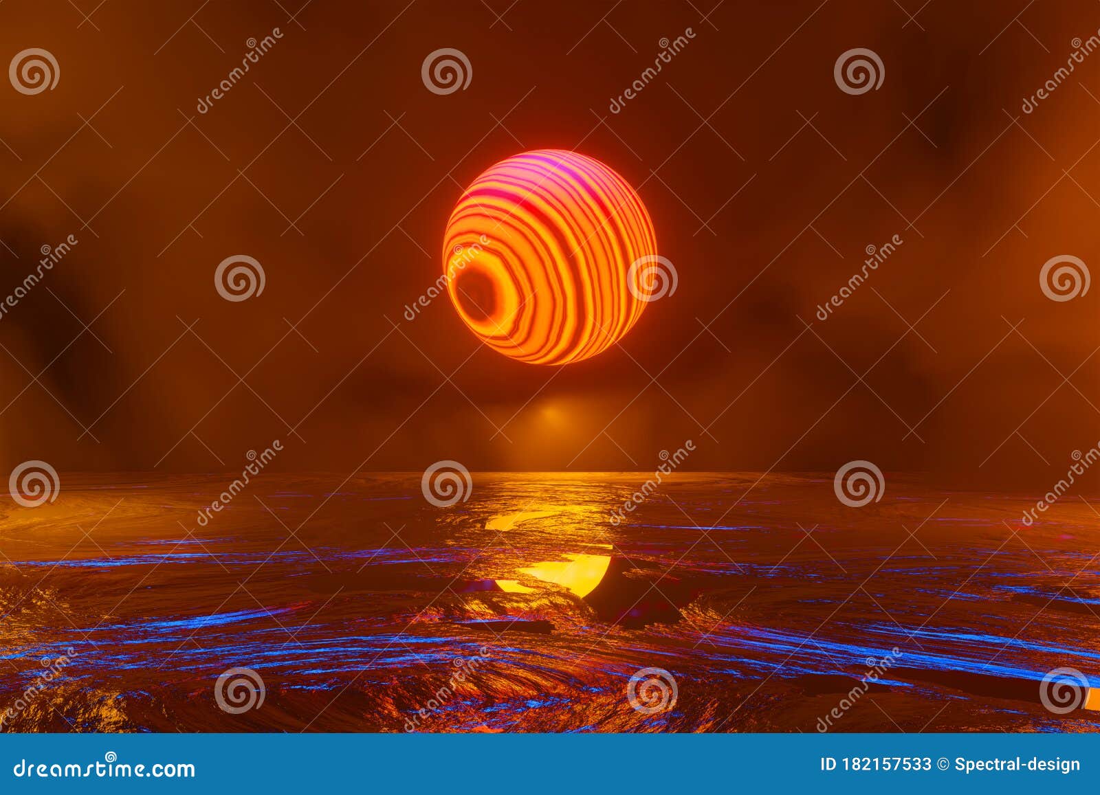 Science Fiction Energy Core Stock Illustration - Illustration of ...