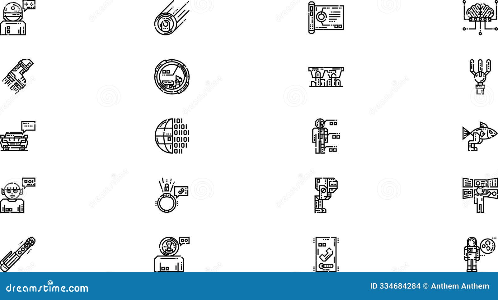 Science Fiction Icons High-Quality Vector Icons Collection with ...