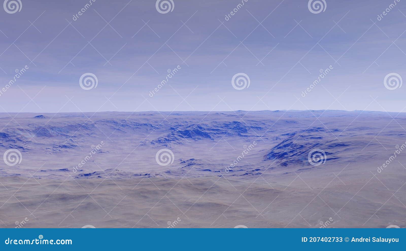 Science Fiction Illustration, Beautiful Space Background, a Computer ...