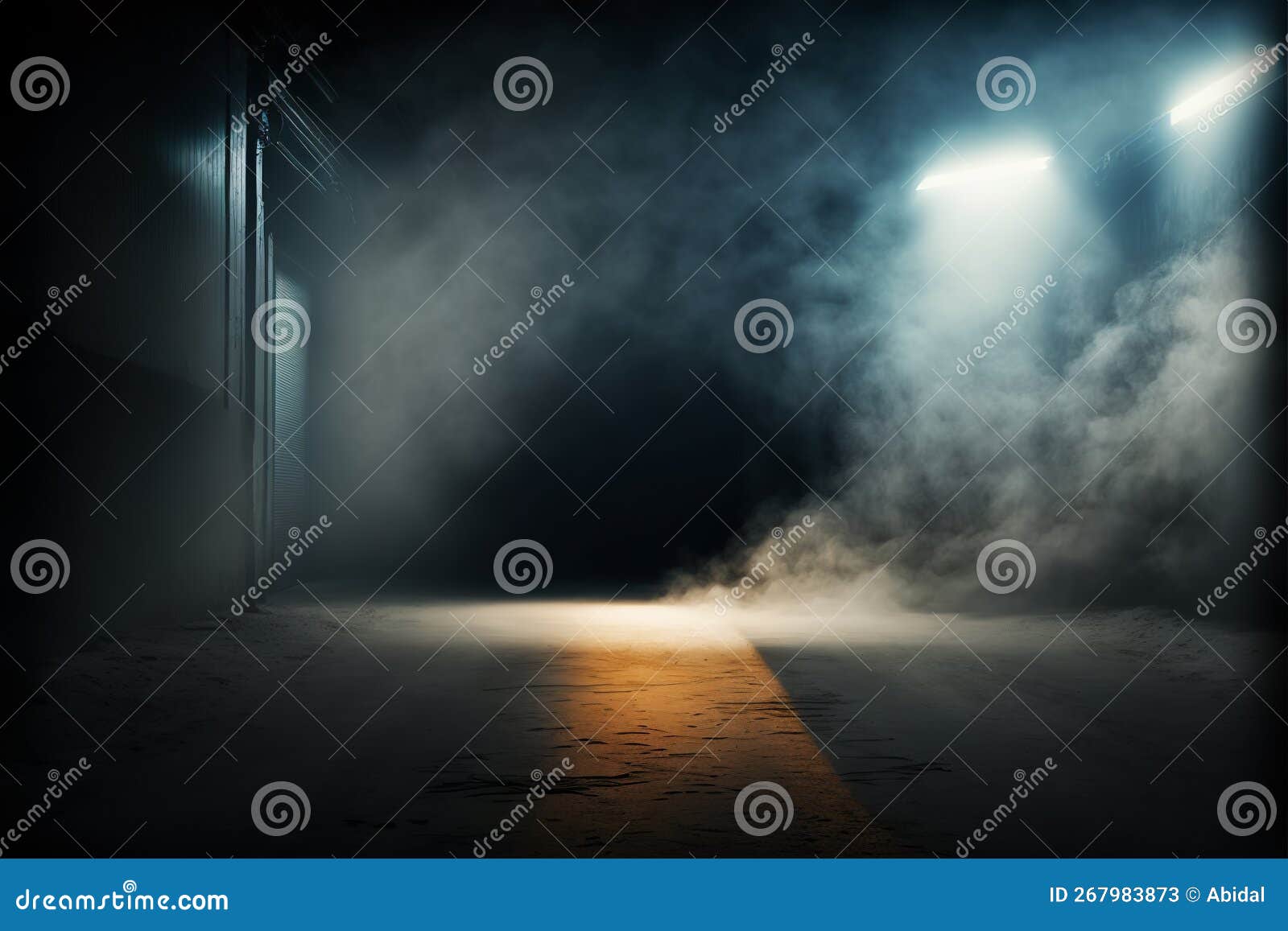 Science Fiction Interior Scene- Sci-fi Corridor Render Scene with Neon ...