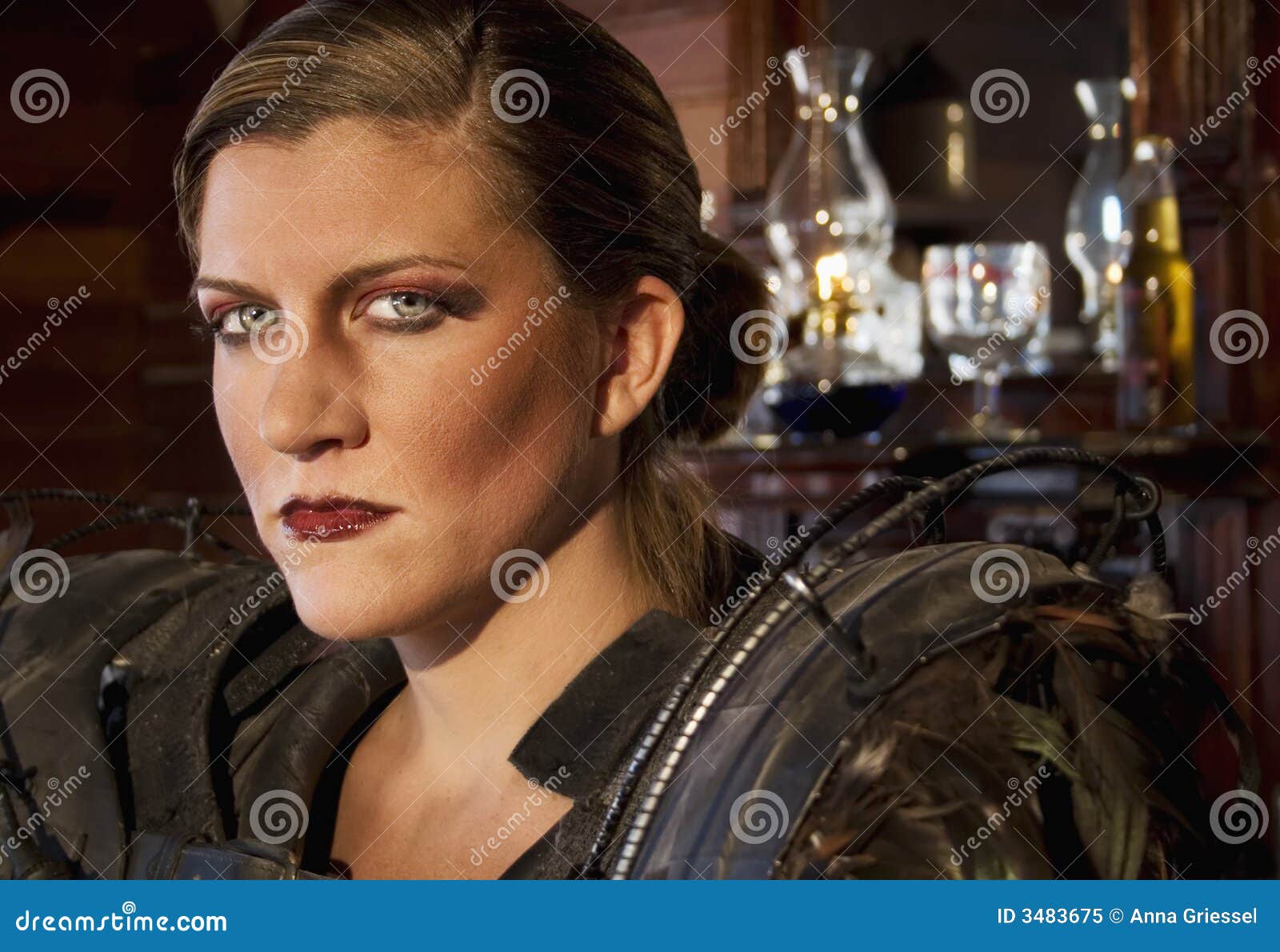 Science Fiction Model stock image. Image of beauty, costume - 3483675