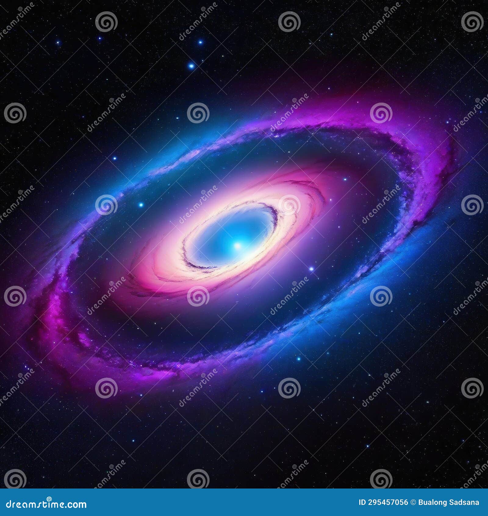 Science Fiction Nebula Image Stock Illustration - Illustration of ...