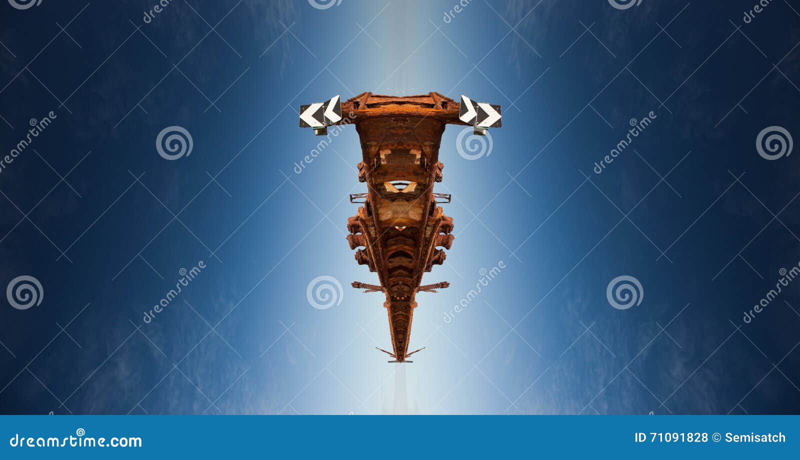 Science Fiction Scene of a Abstract Spaceship at Orbital Stock Photo ...