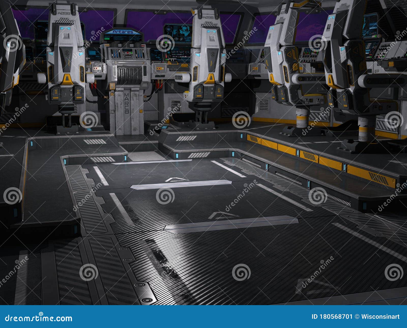 Spaceship Bridge Wallpaper