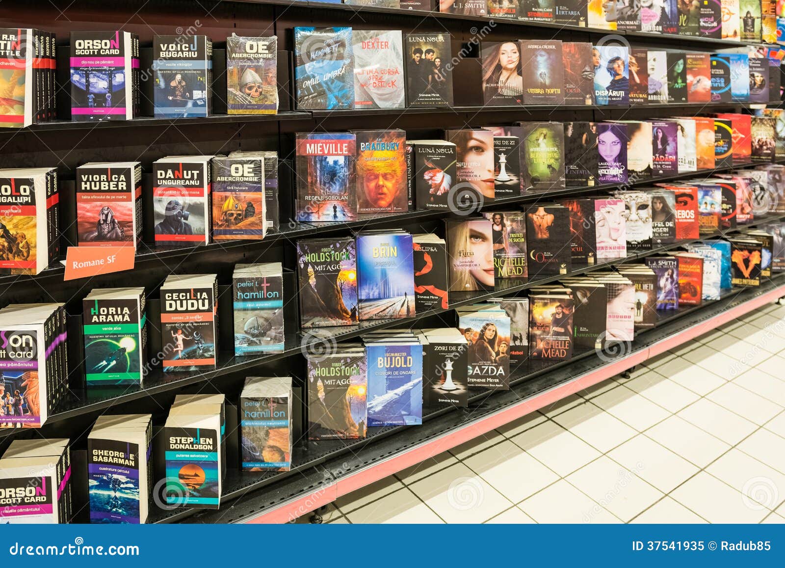 Science Fictions Books in Library Editorial Image - Image of reading ...