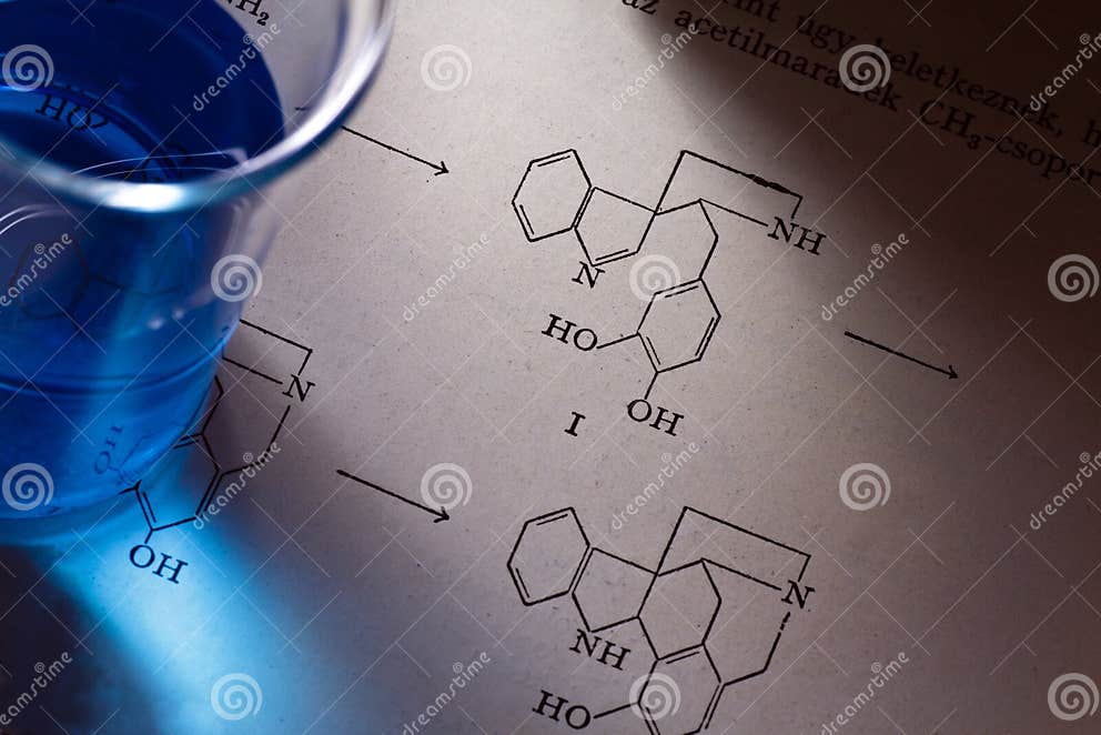 Science formula stock image. Image of base, carbon, book - 27578809