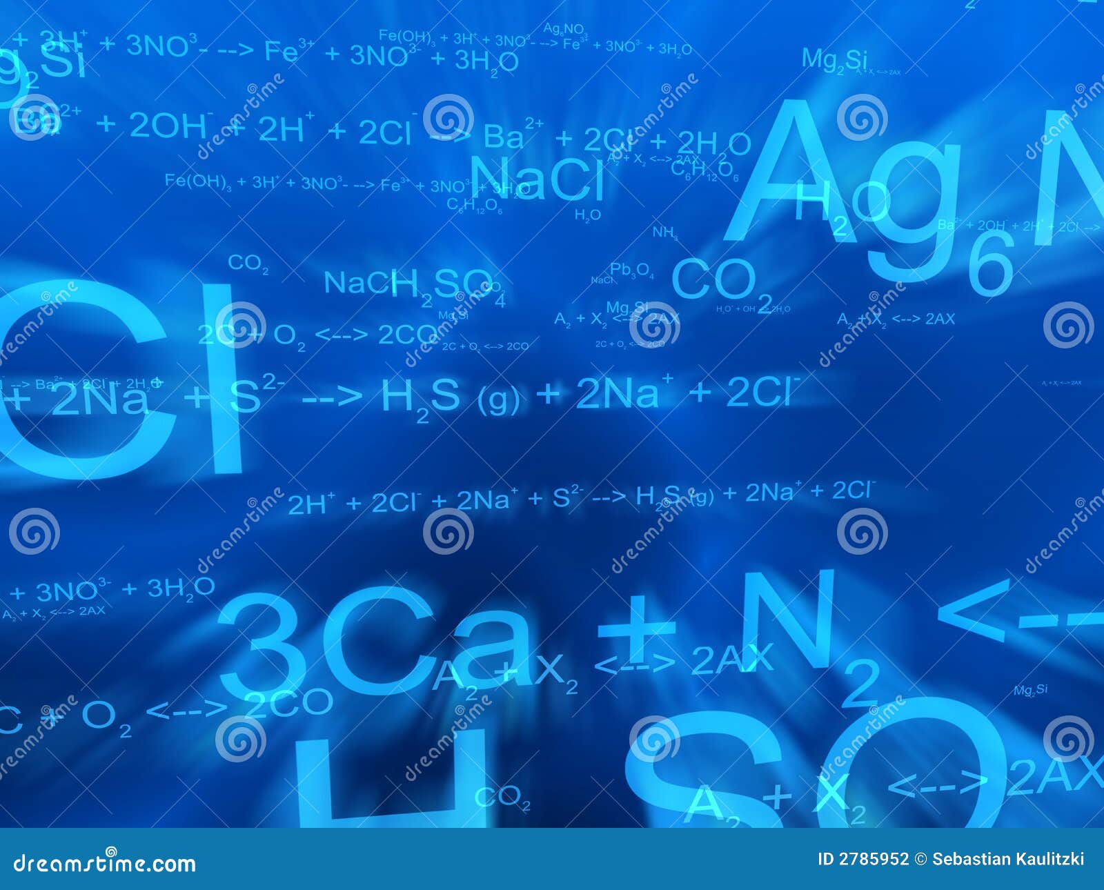 Science formulas stock illustration. Illustration of microscope - 2785952