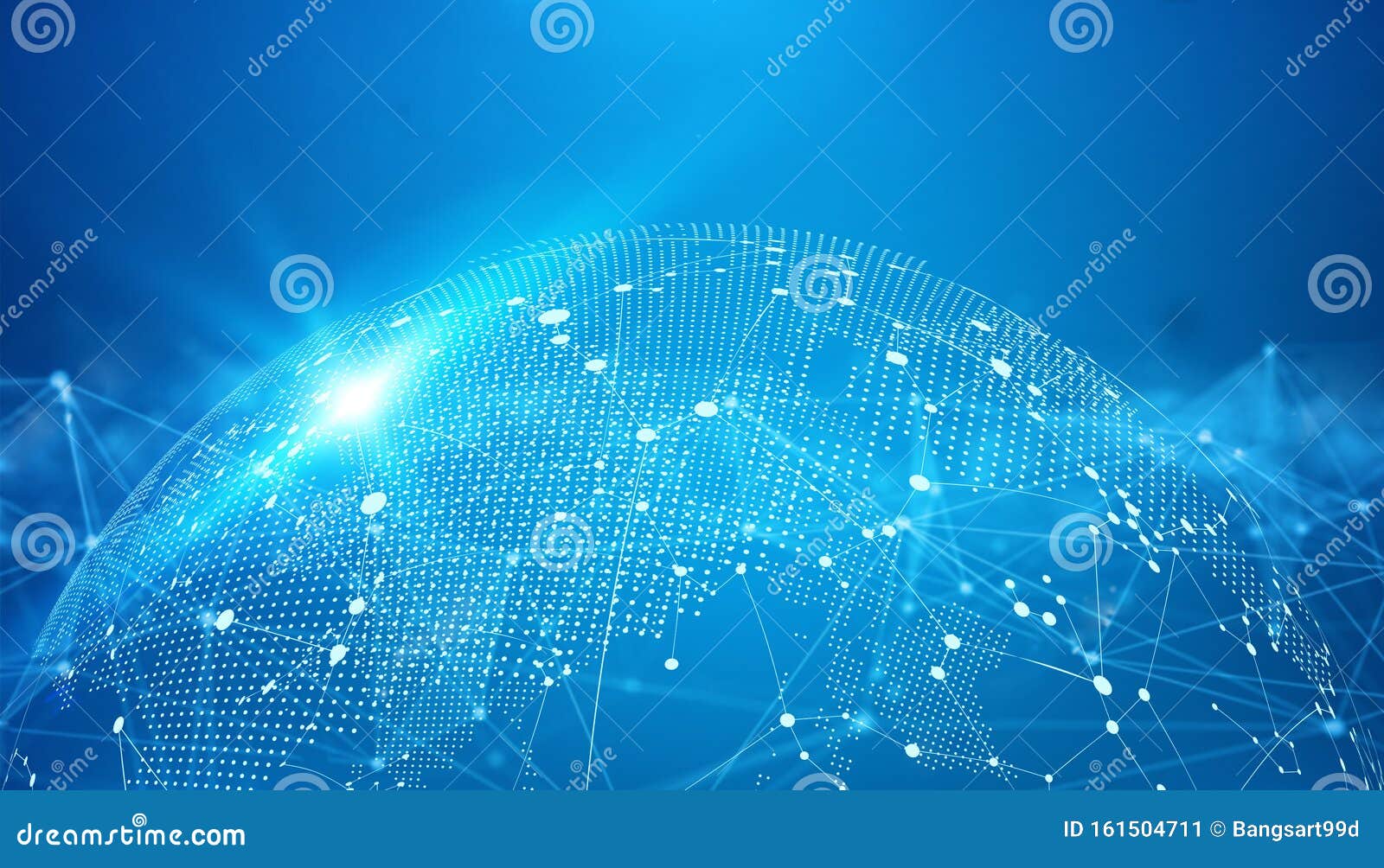 Science And Future Technology Line Earth Stock Image - Image of ...