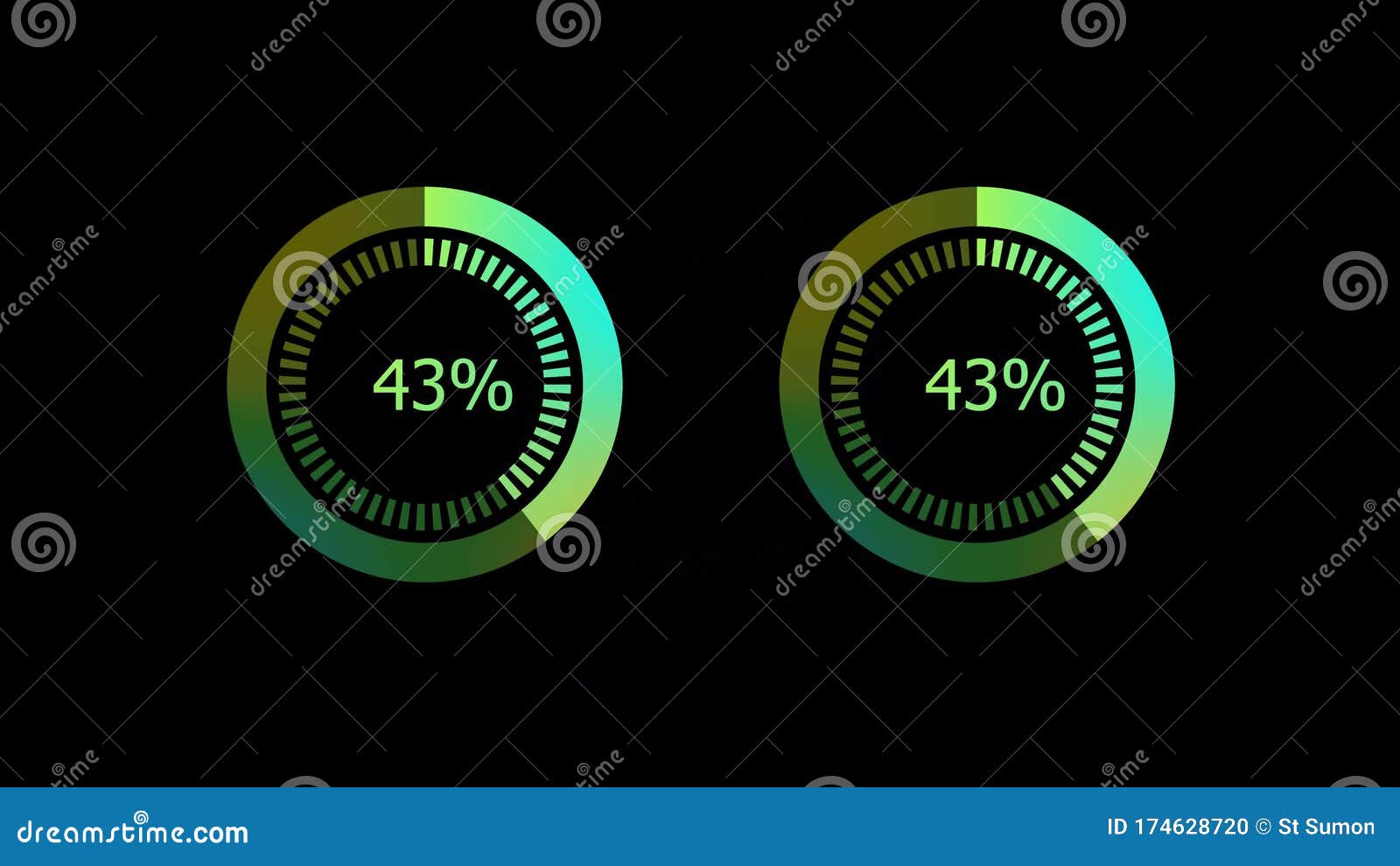 Science Futuristic Loading Circle Ring.Loading Transfer Download ...