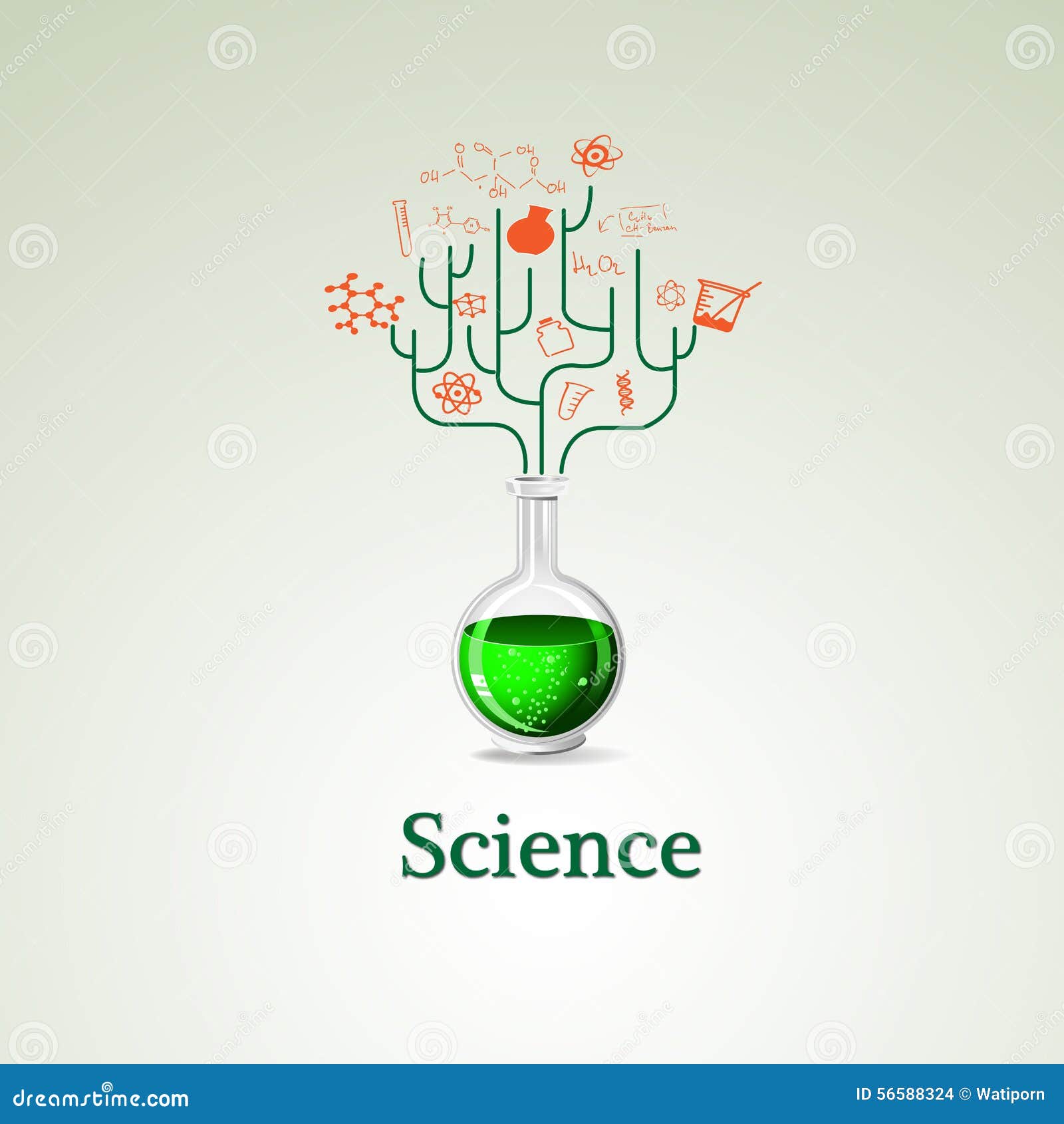 Science stock illustration. Illustration of conceptual - 56588324
