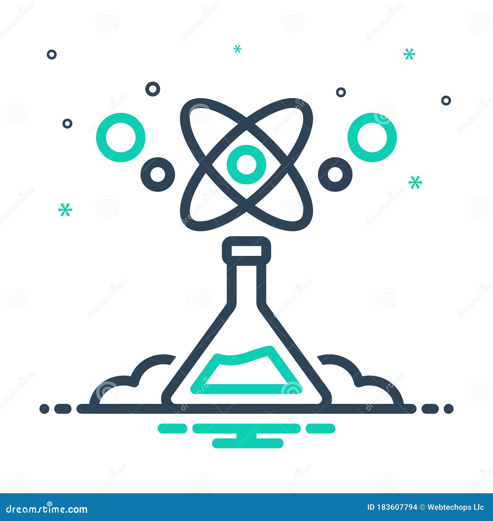 Mix Icon for Science, Branch of Knowledge and Area Stock Vector ...