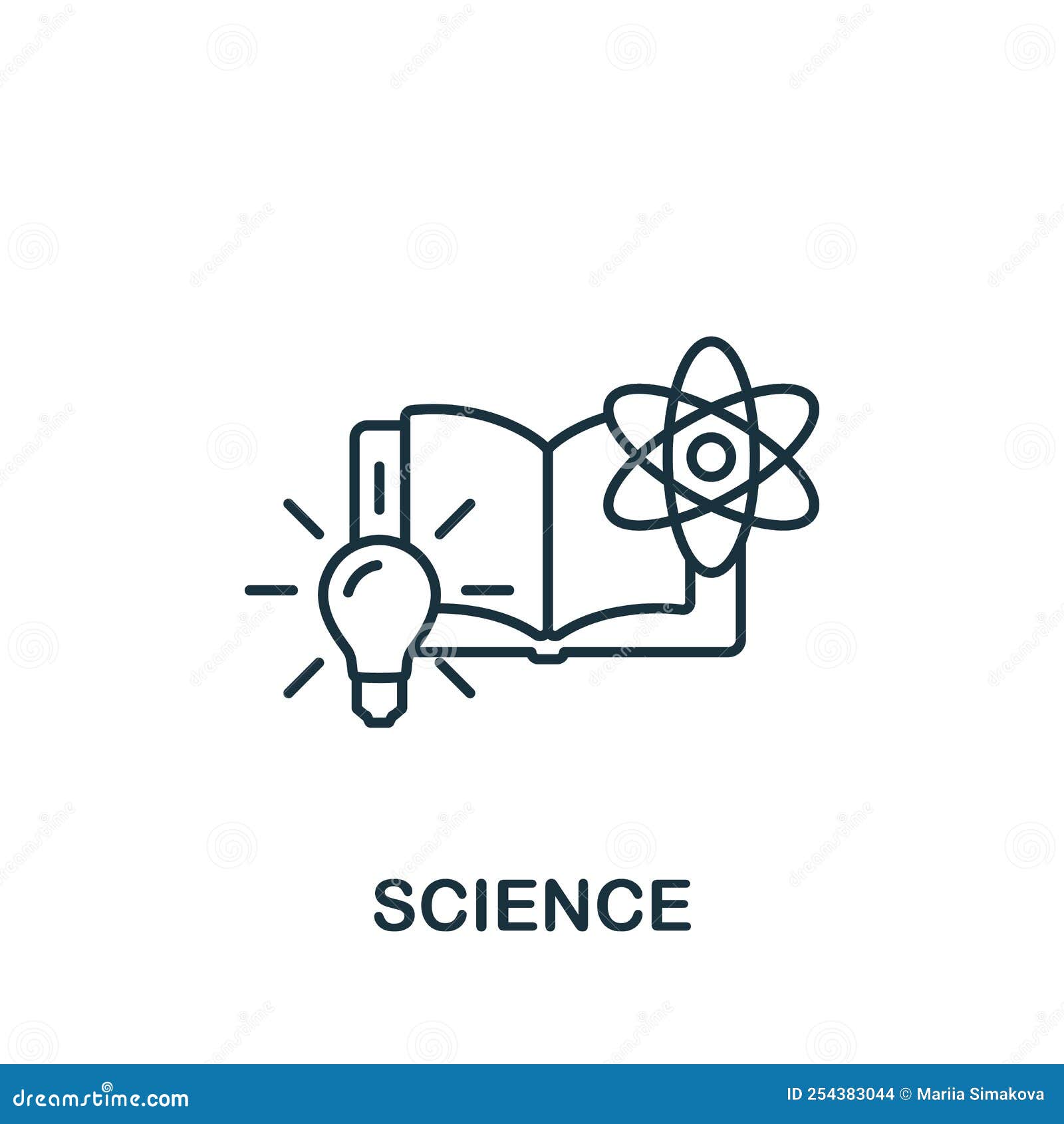 Science Icon. Line Simple Science Icon for Templates, Web Design and ...