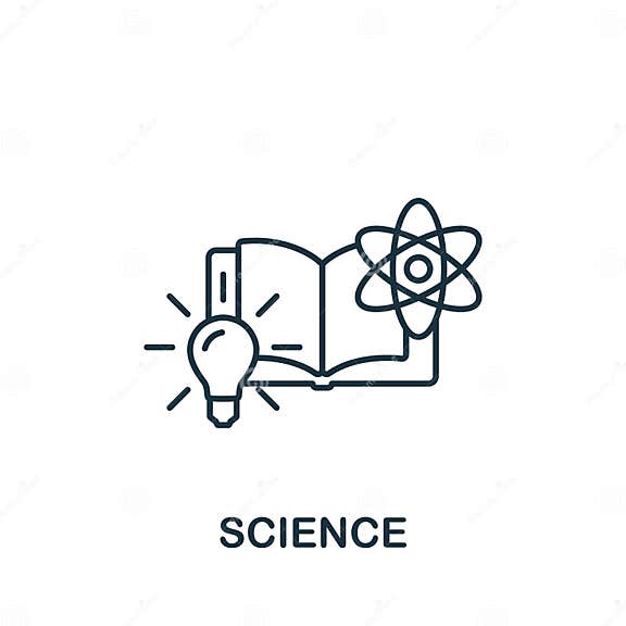 Science Icon. Line Simple Science Icon for Templates, Web Design and ...