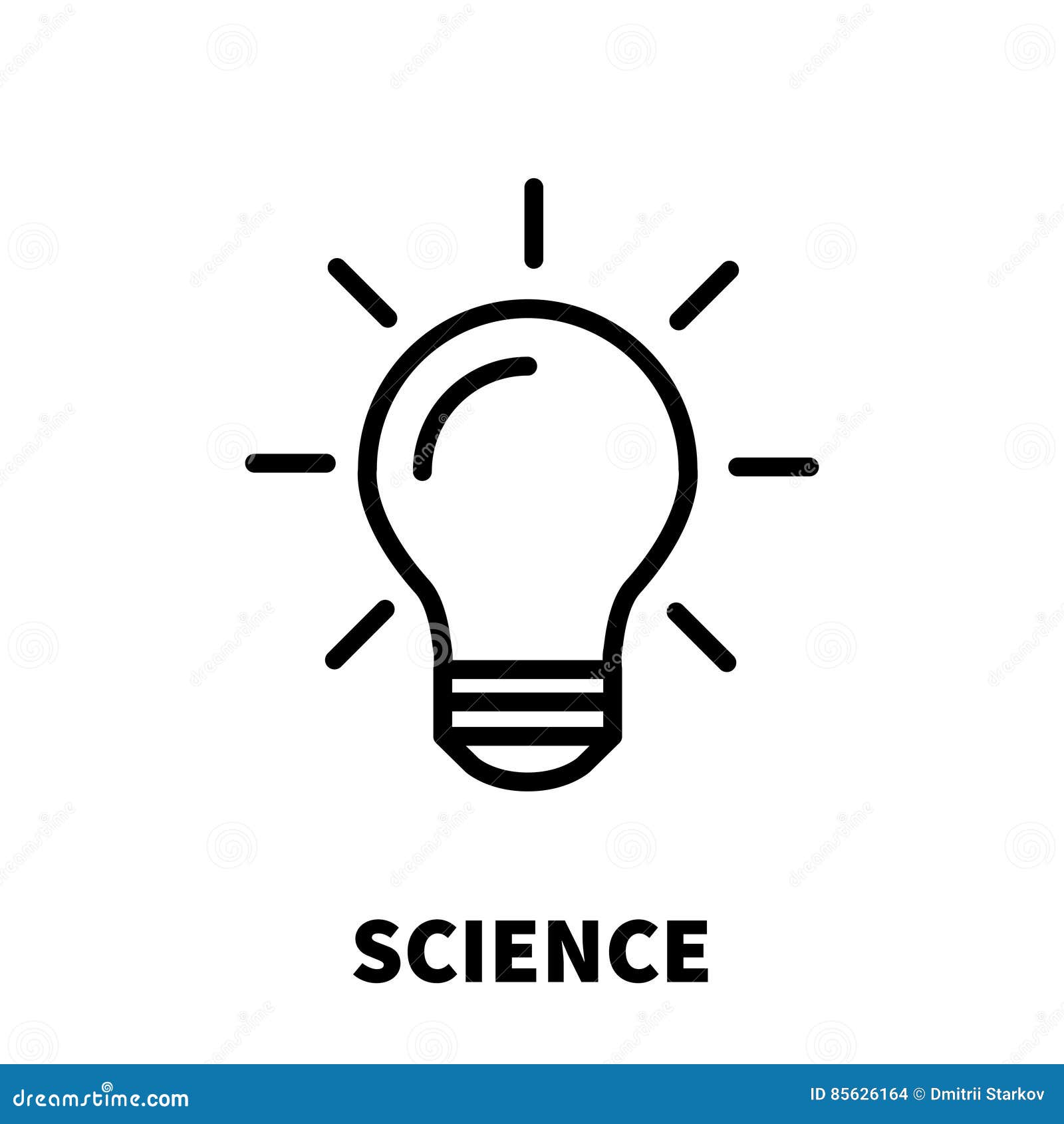 Science Icon or Logo in Modern Line Style. Stock Vector - Illustration ...
