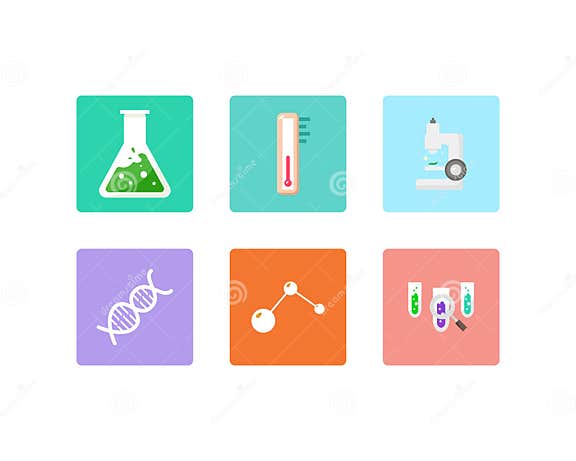 Science Icon, Vector Flat Design, Sign and Symbol Stock Vector ...