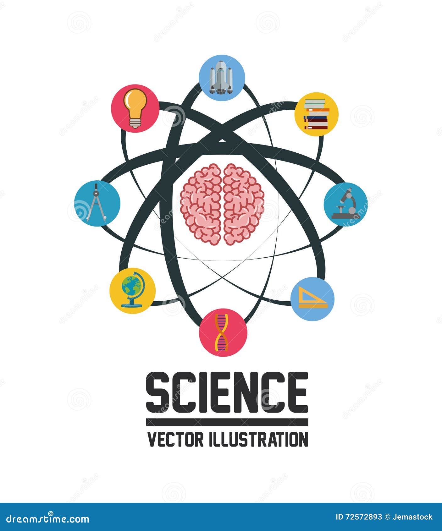 Science Icons Design , Vector Illustration Stock Vector - Illustration ...