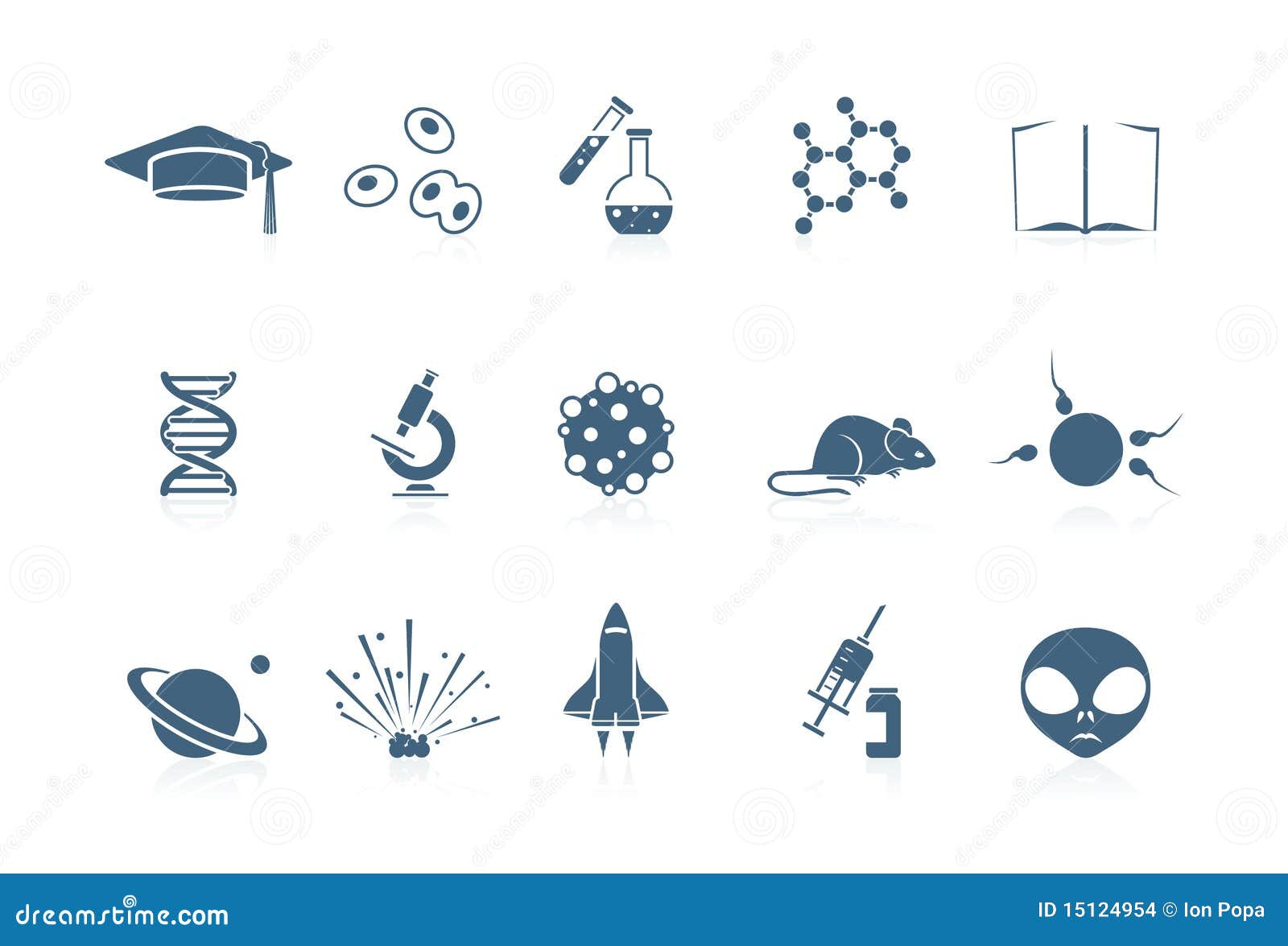 Science Icons. Chemistry Test Tubes Beakers Biology Lab Chemical ...
